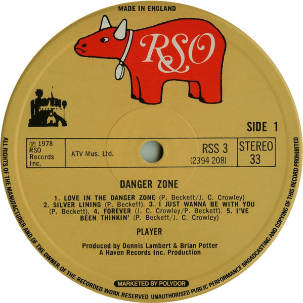 Player ‎– Danger Zone