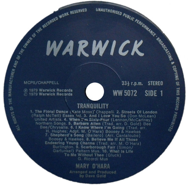 Mike Berry ‎– The Sunshine Of Your Smile