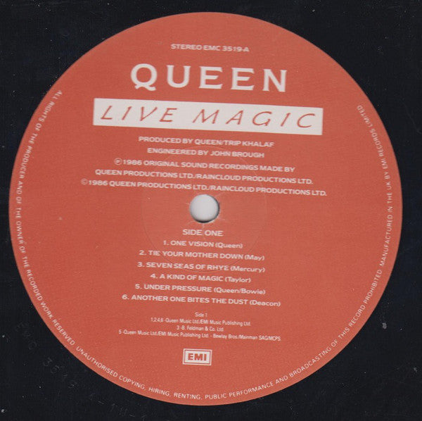 Queen ‎– Live Magic