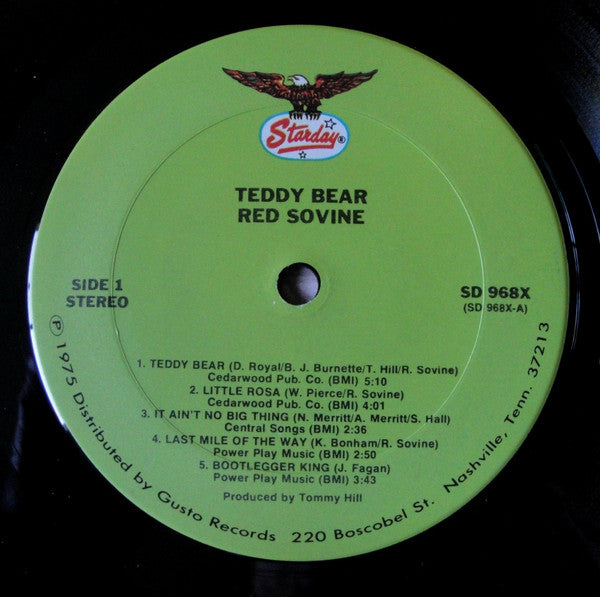 Red Sovine ‎– Teddy Bear