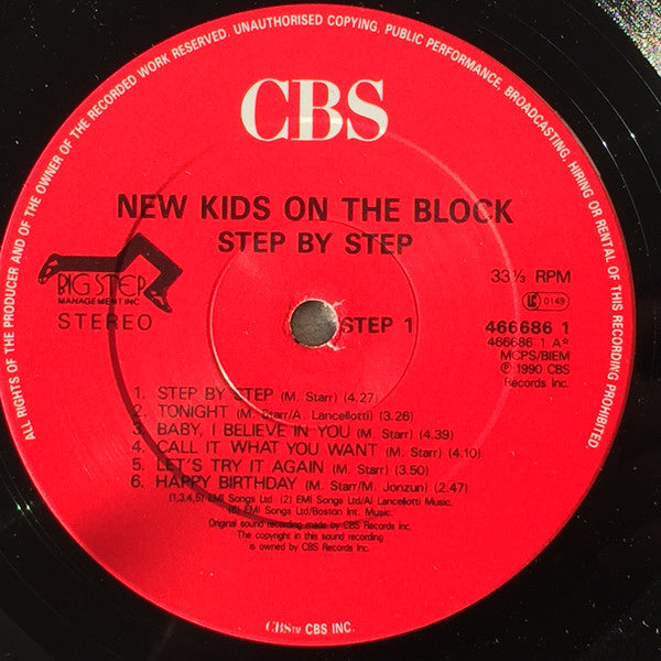 New Kids On The Block ‎– Step By Step