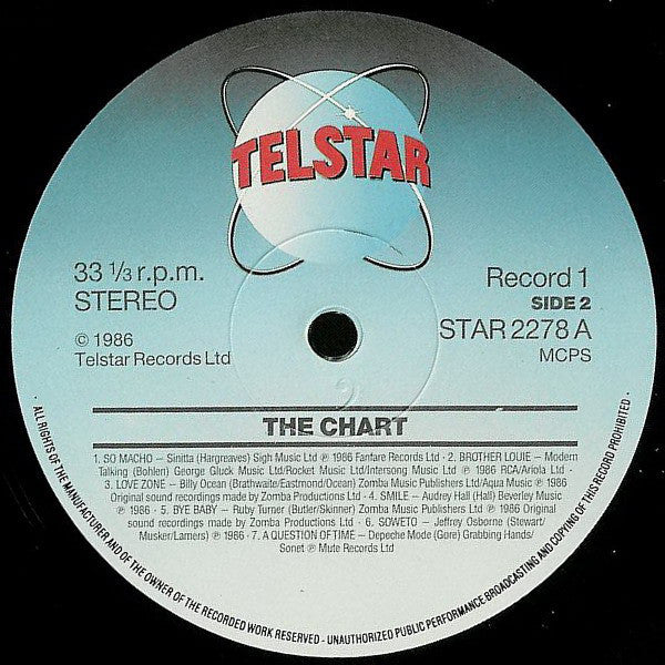 Various ‎– The Chart / The Chart '86