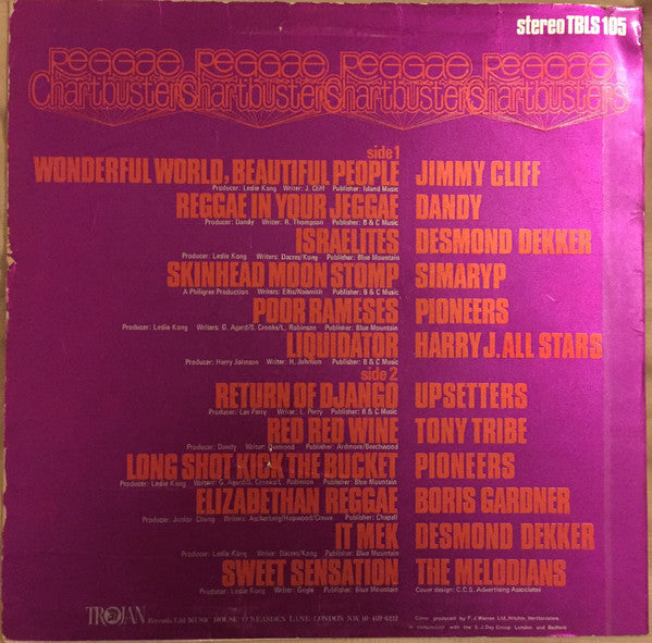Various ‎– Reggae Chartbusters